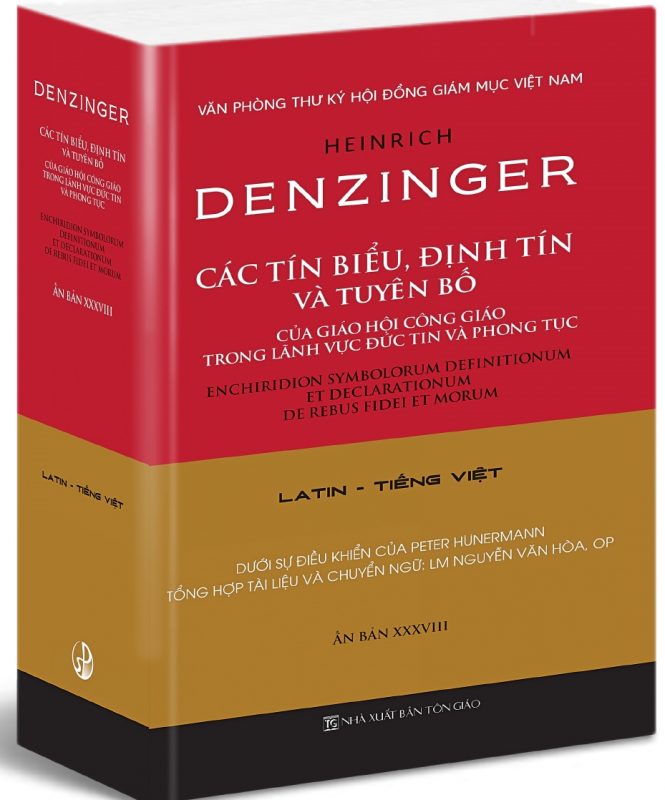 Giới thiệu sách mới: Tuyển tập DENZINGER các Tín biểu, Định tín và ...