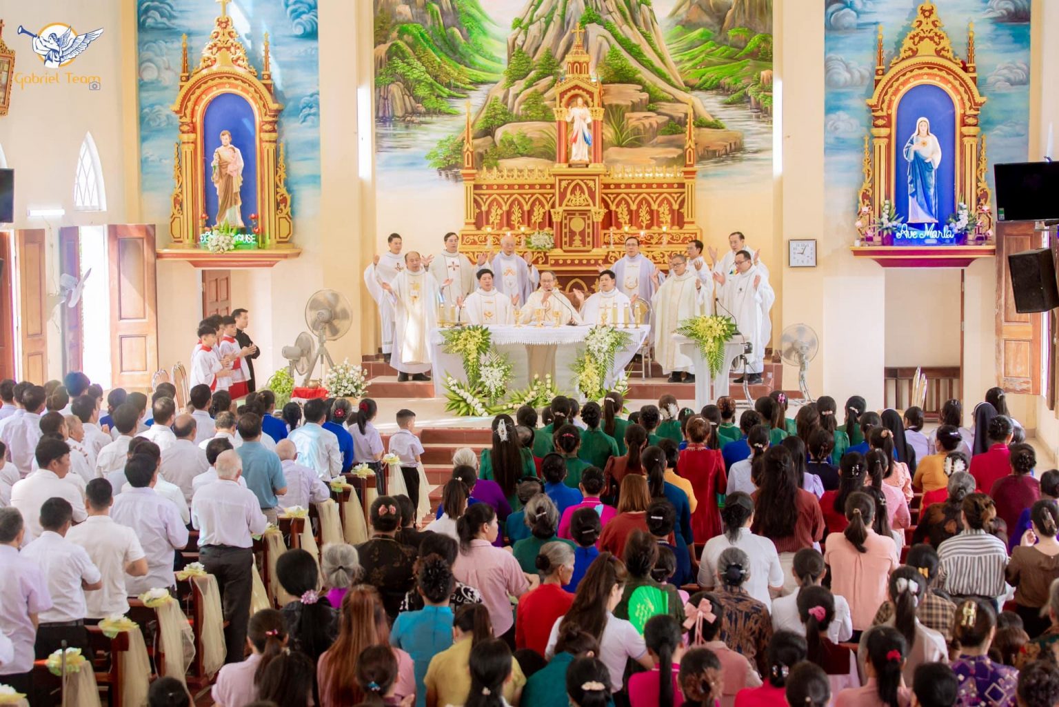 Khánh Thành Nhà Mục Vụ Và Mừng Lễ Quan Thầy Giáo Họ Tân Yên – Xứ Phúc Thành – Giáo phận Hà Tĩnh